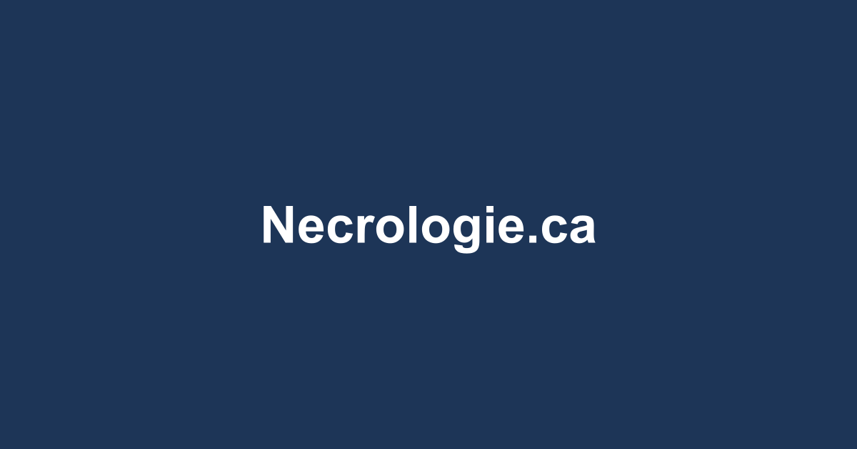 Mireille Bélanger — Avis de décès à Montréal | Nécrologie.ca